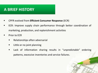 Collaborative Planning Forecasting & Replenishment | PPTX