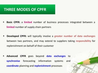 Collaborative Planning Forecasting & Replenishment | PPTX