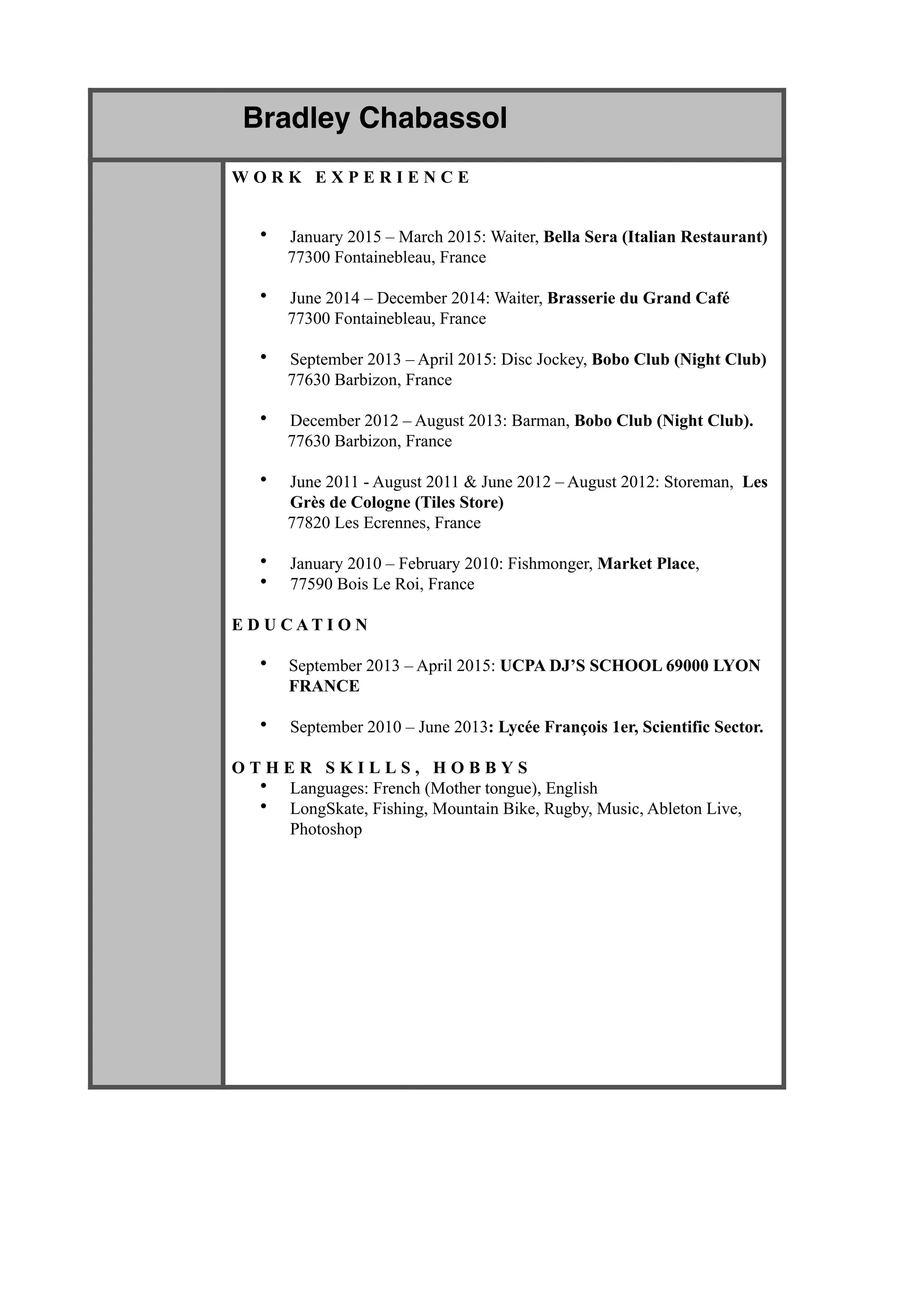 CV oz 2015 copy | PDF | Free Download