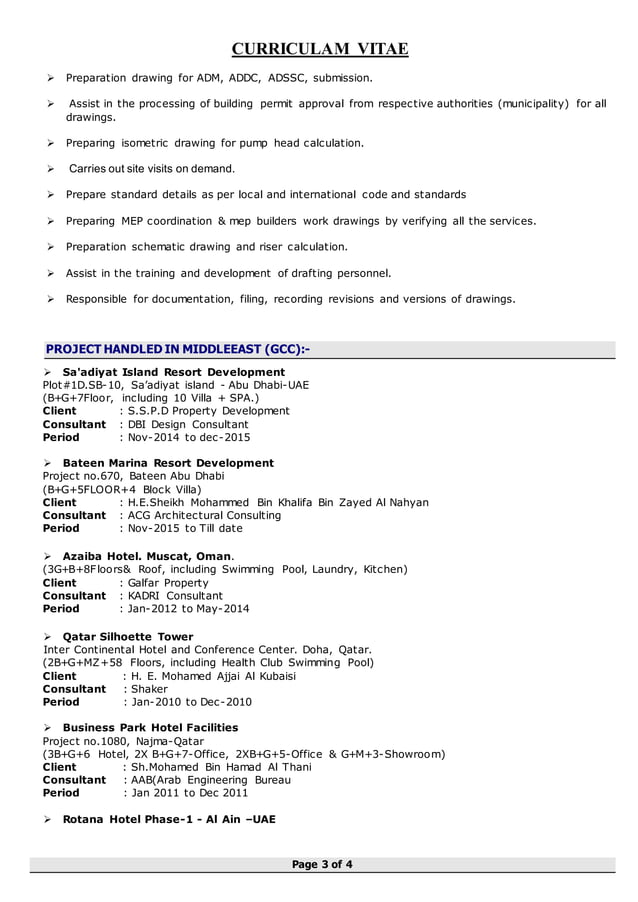 Mechanical revit module.draughtsman-CV | PDF