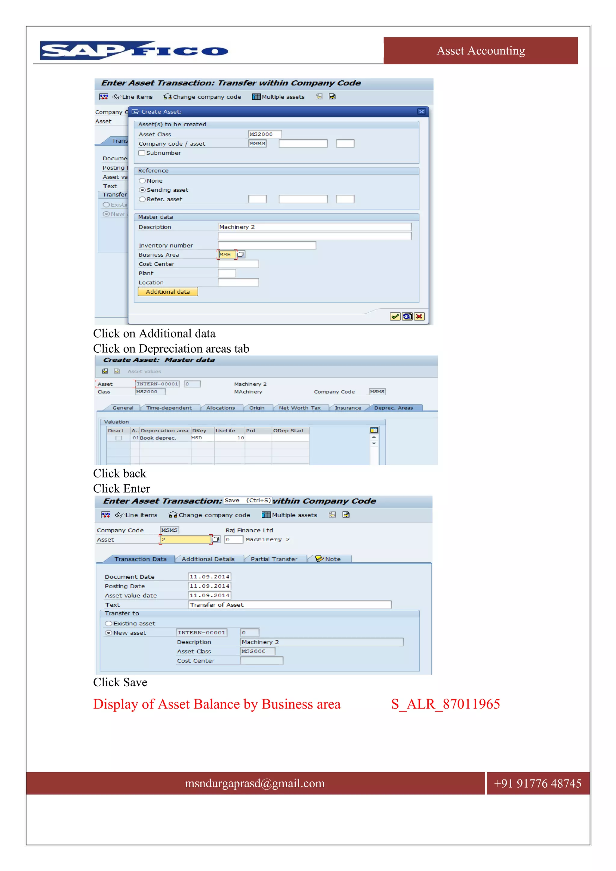 SAP Asset Accounting | PDF