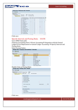 SAP Asset Accounting | PDF