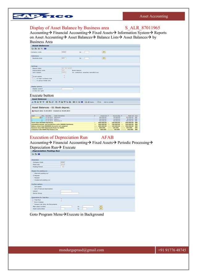 SAP Asset Accounting | PDF | Business Accounting & Finance | Business