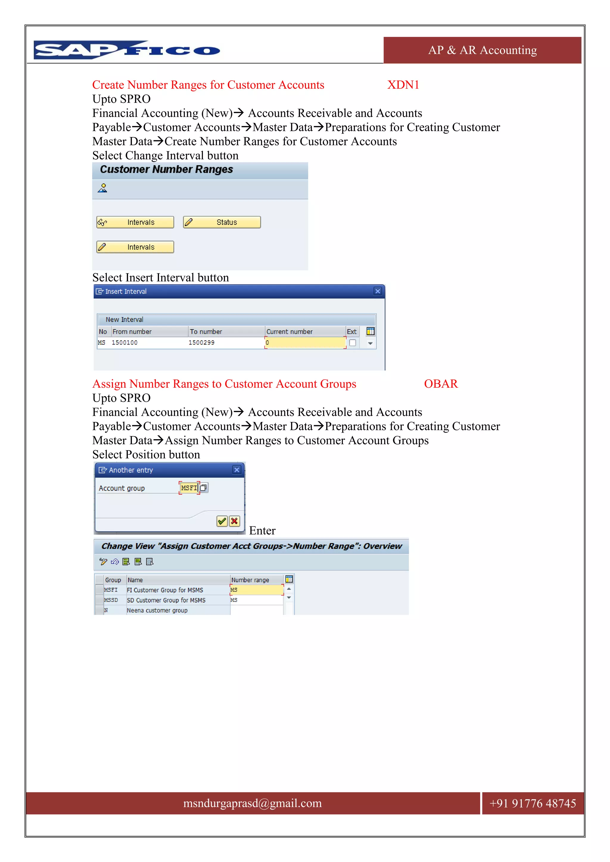 SAP ACCOUNTS RECEIVABLE & ACCOUNTS PAYABLE | PDF