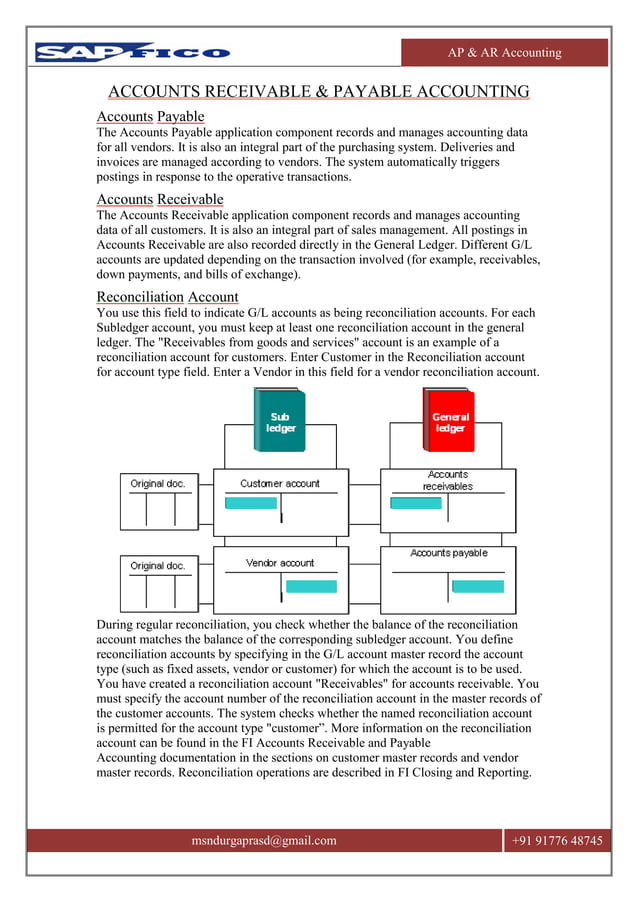 SAP ACCOUNTS RECEIVABLE & ACCOUNTS PAYABLE | PDF