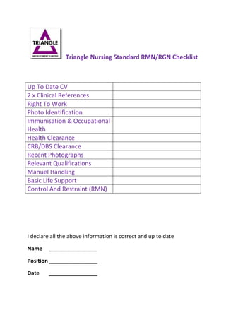 Compliance Checklist 2015 | PDF