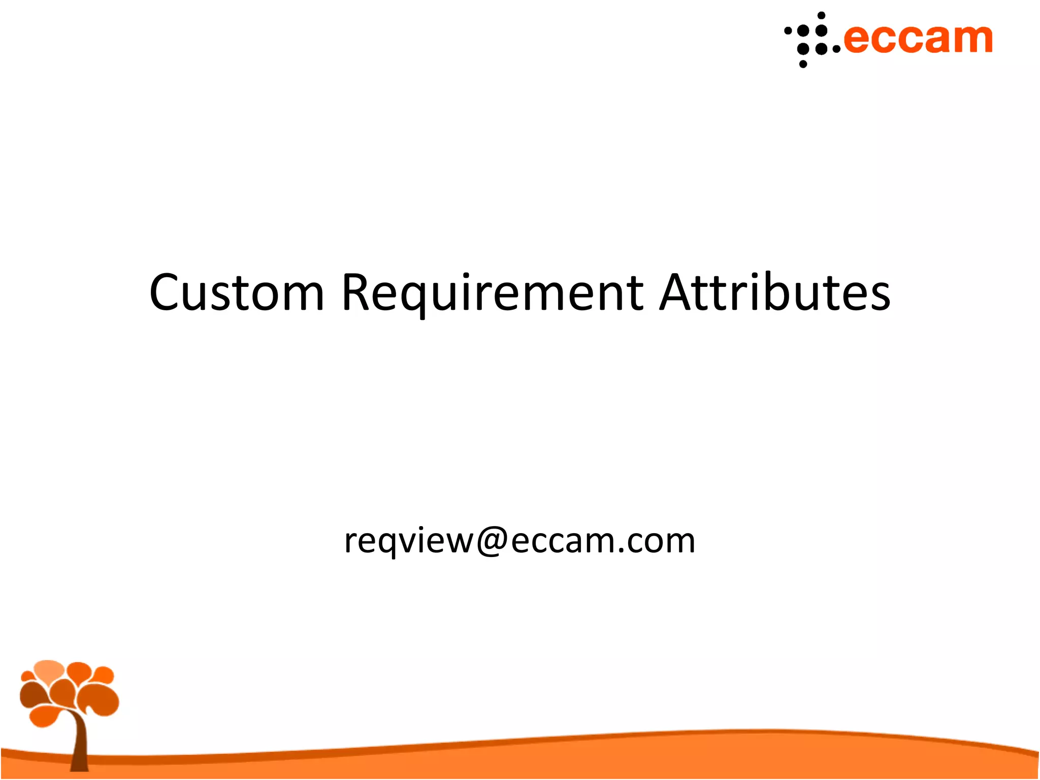 Custom Requirement Attributes | PDF | Programming Languages | Computing