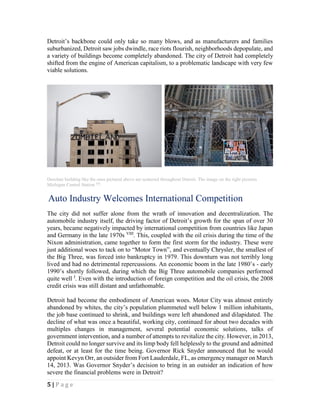 Detroit Case Study | PDF