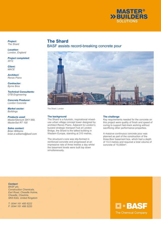 The-Shard | PDF | Construction Industry | Industries