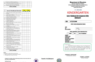 ECCD-English word template for kindergarten | DOCX