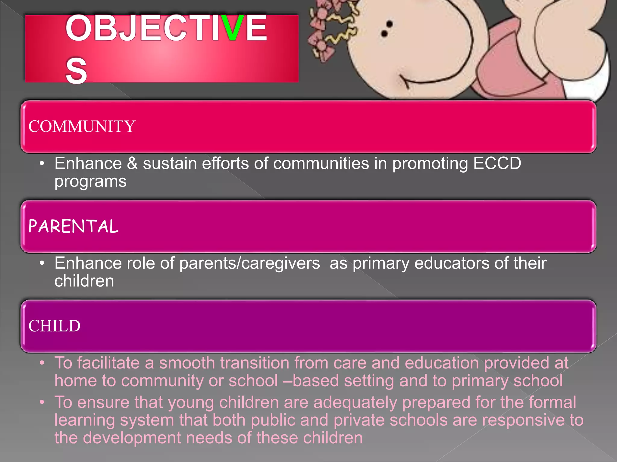 Excerpt Early Childhood Care & Development (ECCD) | PPTX | Daycare and ...