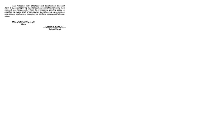 Early Childhood Care and Development CHECKLIST TAGALOG.docx