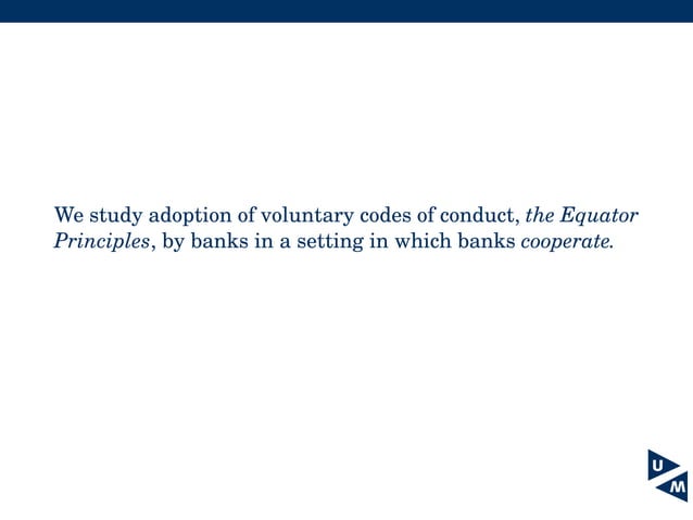 Equator Principles Adoption | PPT