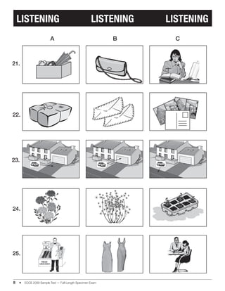 Ecce 2009 sample_test | PDF