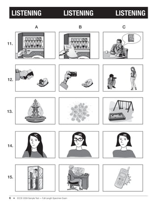 Ecce 2009 sample_test | PDF