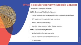 MODULE 1 - What is circular economy | PPTX