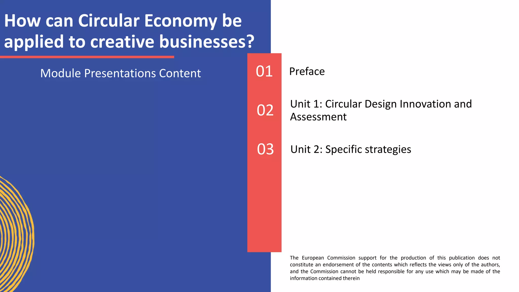 Module 2 How can Circular Economy be applied to creative businesses? | PPTX