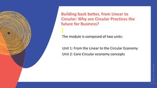 Module 3: From Linear to Circular Economy | PPTX