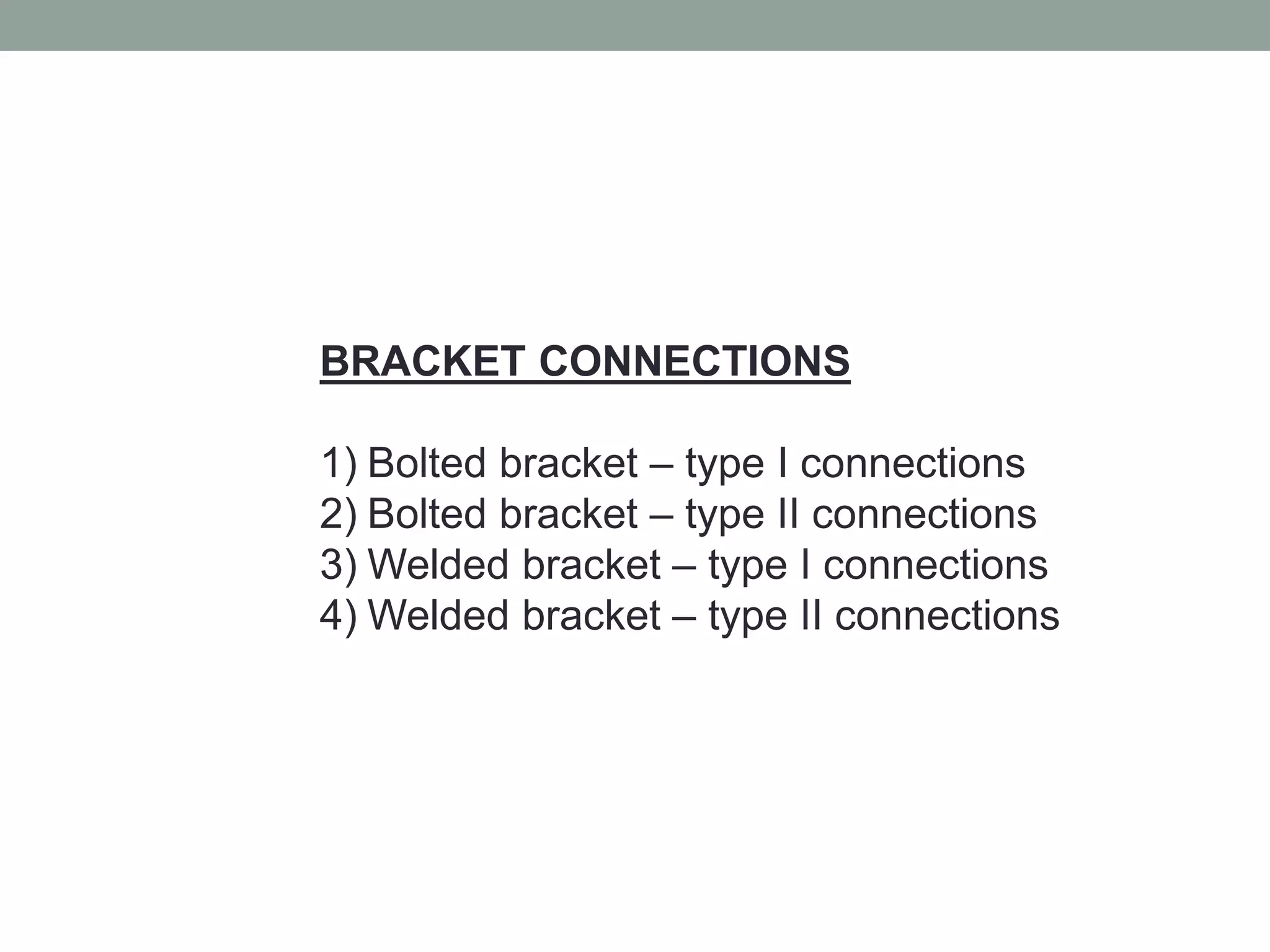 Eccentric connections in steel structure | PPTX
