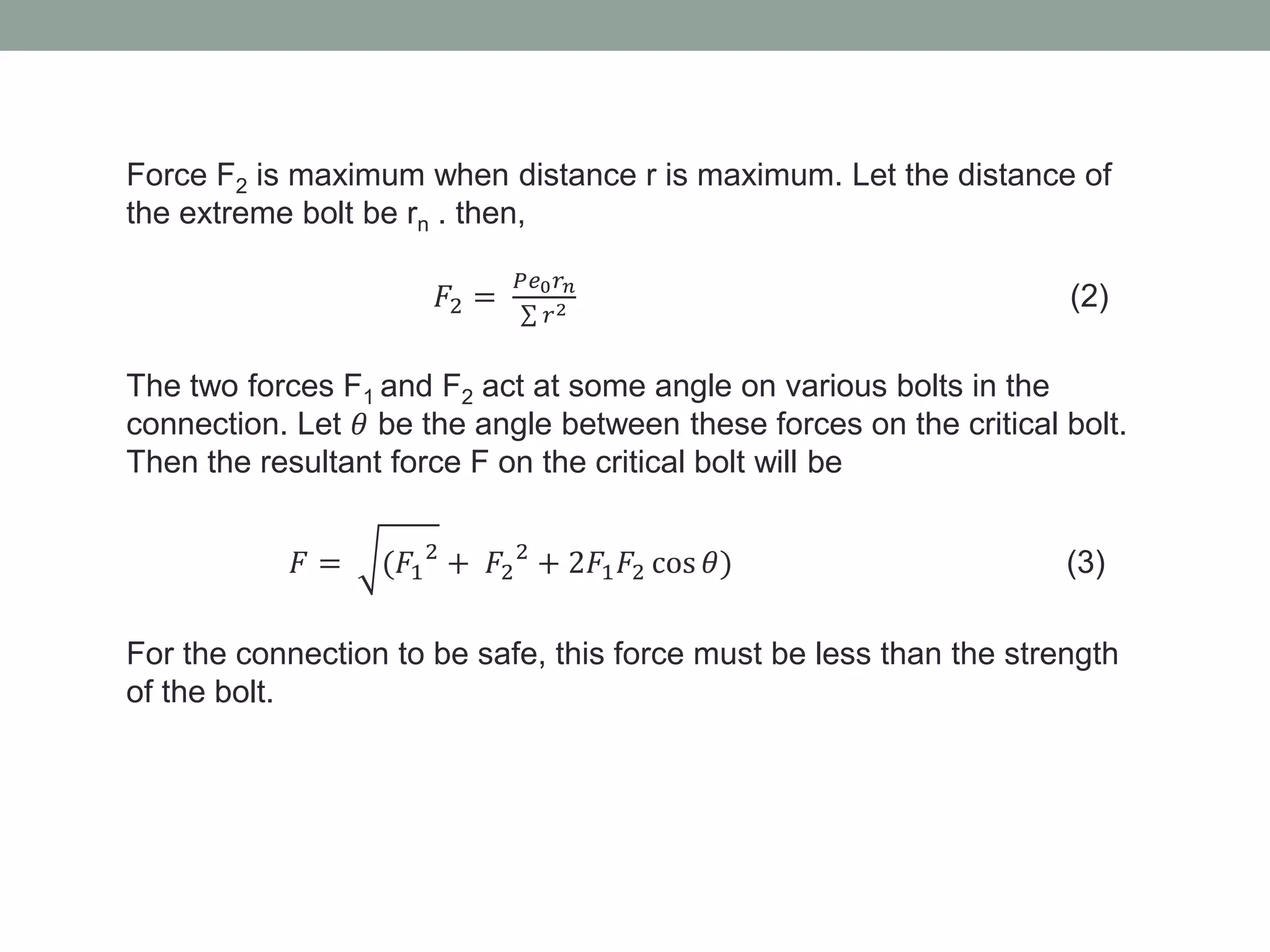 Eccentric connections in steel structure | PPTX