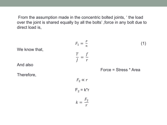 Eccentric connections in steel structure | PPTX | Physics | Science