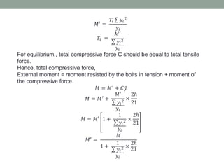 Eccentric connections in steel structure | PPTX