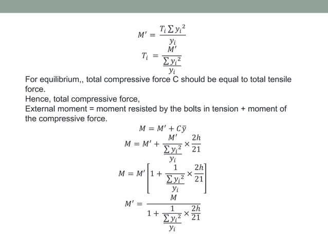 Eccentric connections in steel structure | PPTX | Physics | Science