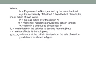 Eccentric connections in steel structure | PPTX