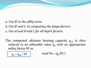 Eccentric load | PPTX