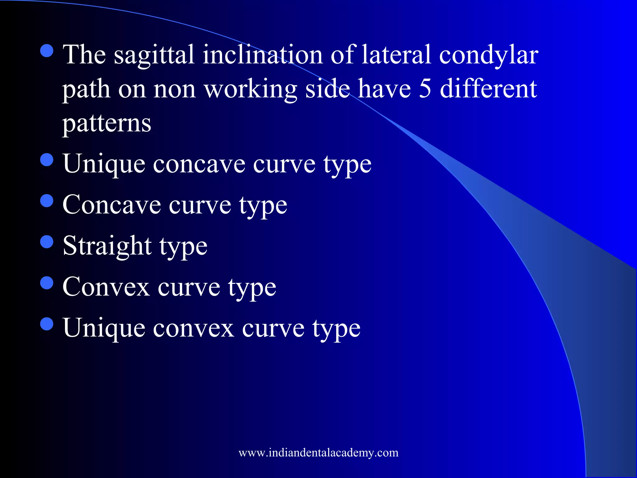 Eccentric movements of mandibular movements/prosthodontic courses | PPT