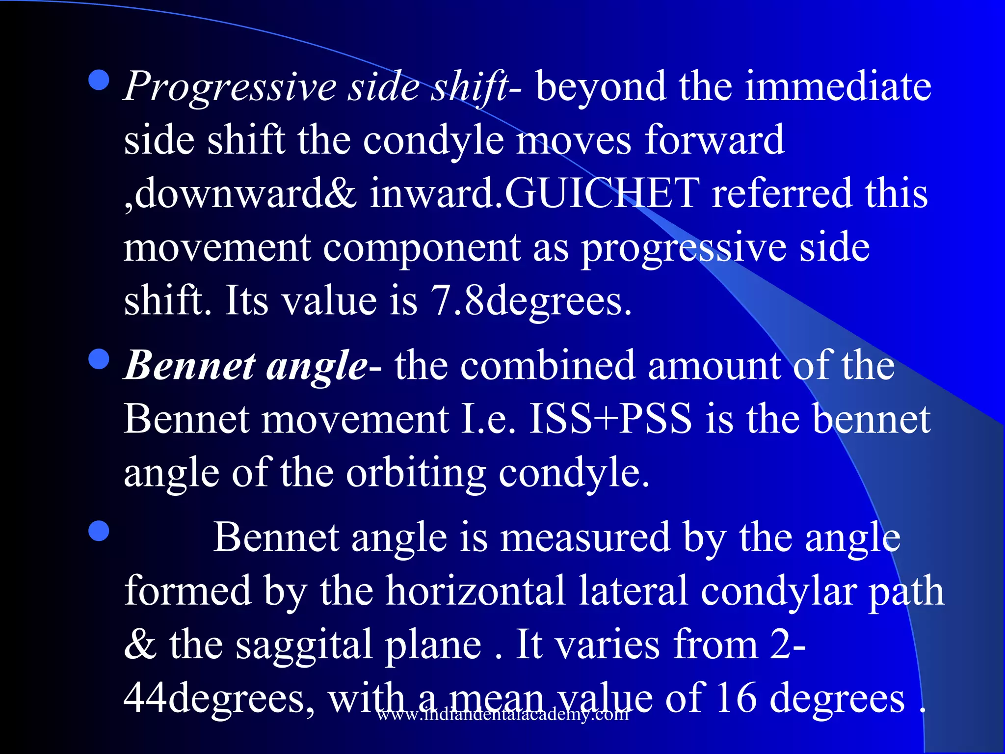 Eccentric movements of mandibular movements/prosthodontic courses | PPT