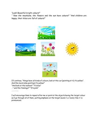 Kindergarten lesson plan 1 | PDF