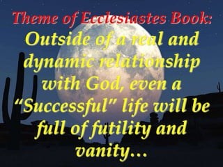 Ecclesiastes | PPS