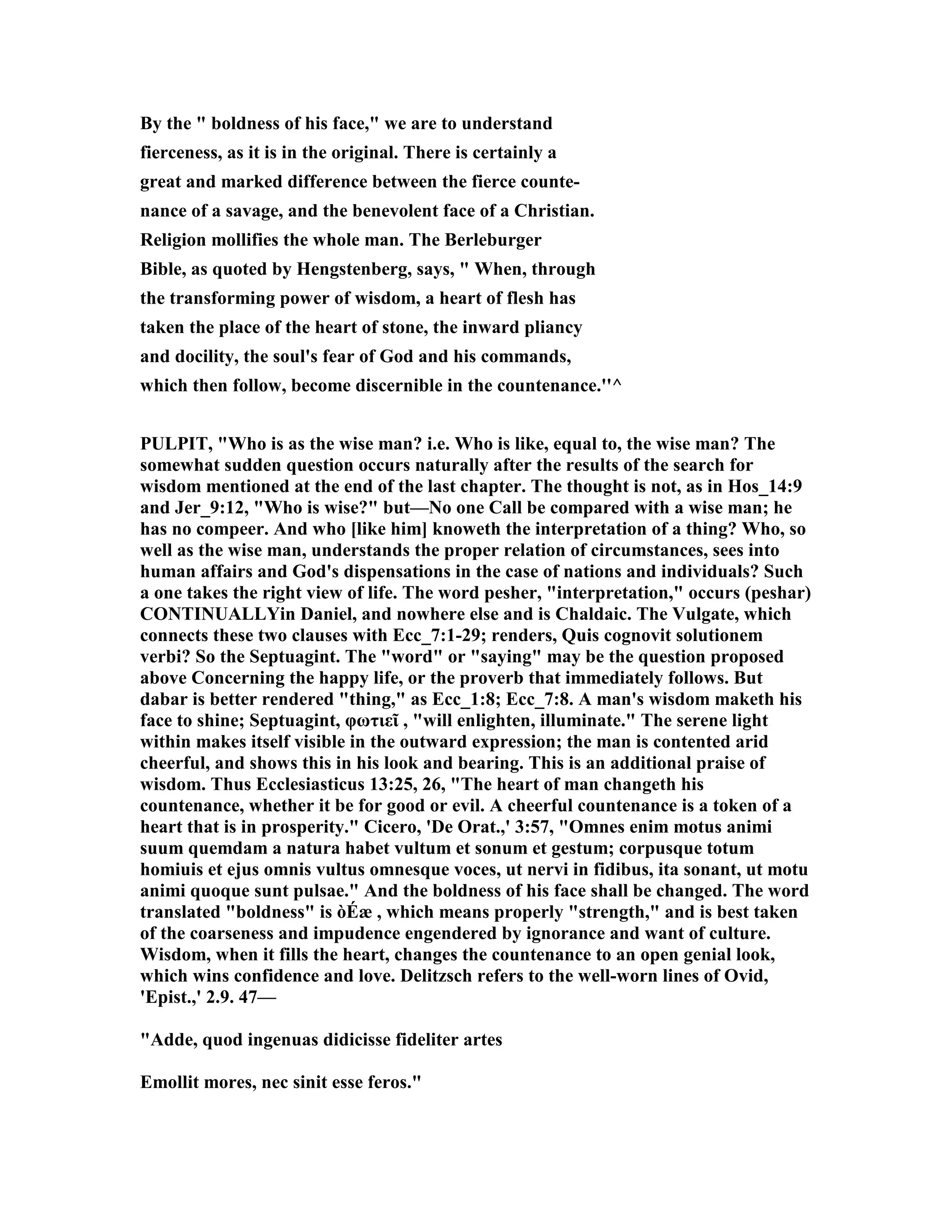 Ecclesiastes 8 commentary | PDF