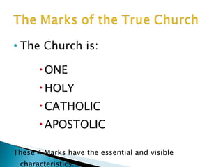 Ecclesiology Catholic Church | PPT