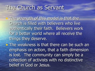 Ecclesiology And Models Of The Church | PPT