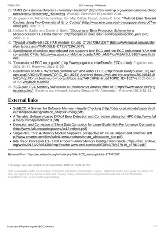 ECC memory : Notes | PDF