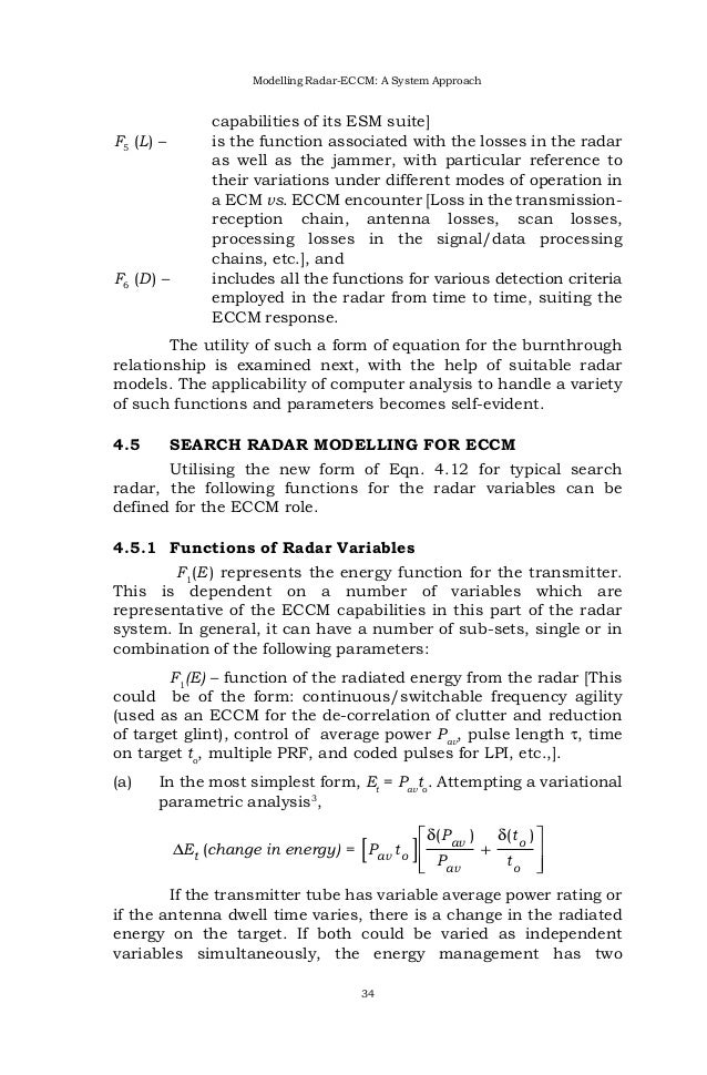 Eccm In Radar 