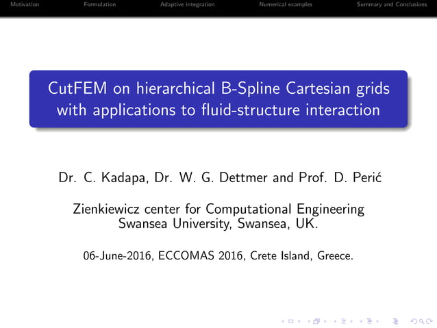 Cutfem On Hierarchical B Spline Cartesian Grids With Applications To Fluid Structure Interaction