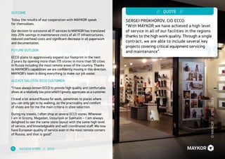 MAYKOR's customer story: ECCO | PPT