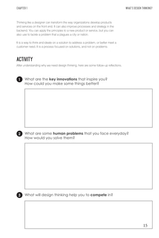Design Thinking Guide for Successful Professionals- Chapter 1 | PDF ...