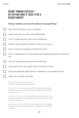 Design Thinking Guide for Successful Professionals- Chapter 1 | PDF ...