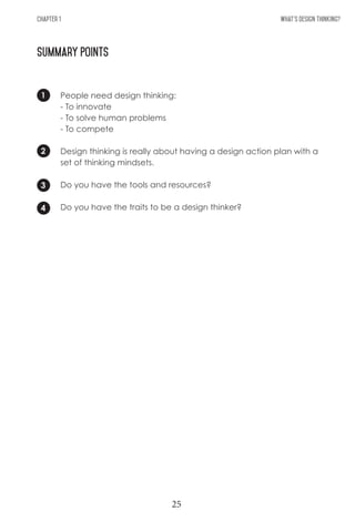 Design Thinking Guide for Successful Professionals- Chapter 1 | PDF ...