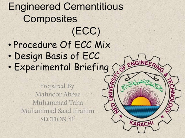 Engineered Cementatious Composites | PPT