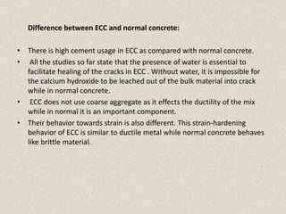 Engineered Cementatious Composites | PPTX | Civil Engineering Industry ...