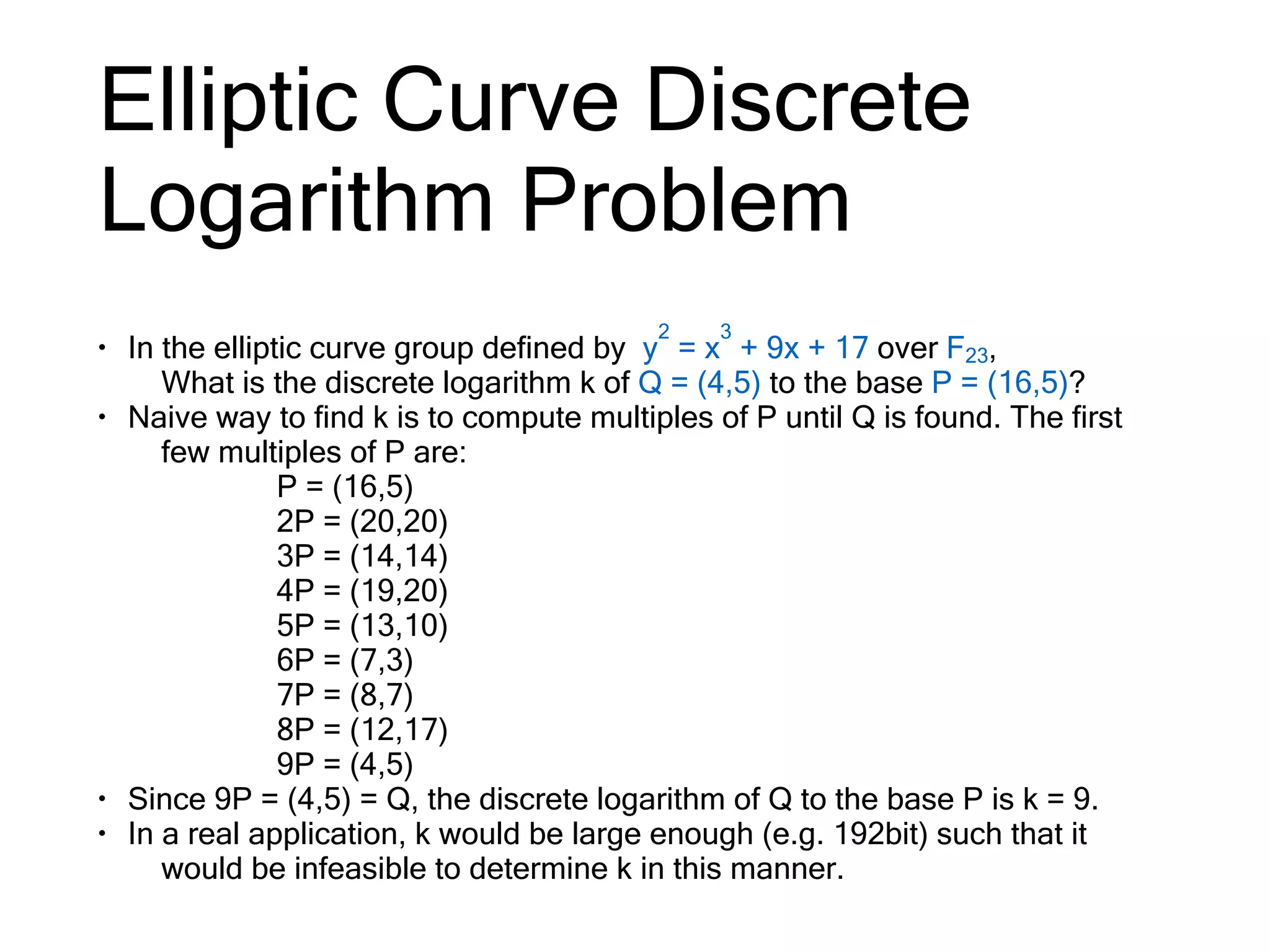 Elliptic Curves and Elliptic Curve Cryptography | PDF