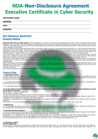 ECCS Executive Certificate in Cyber Security 4.0 | PDF