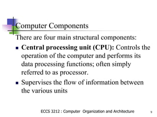 ECCS 3212 Chapter_1_COA part 1.pptx | Operating Systems | Computer ...