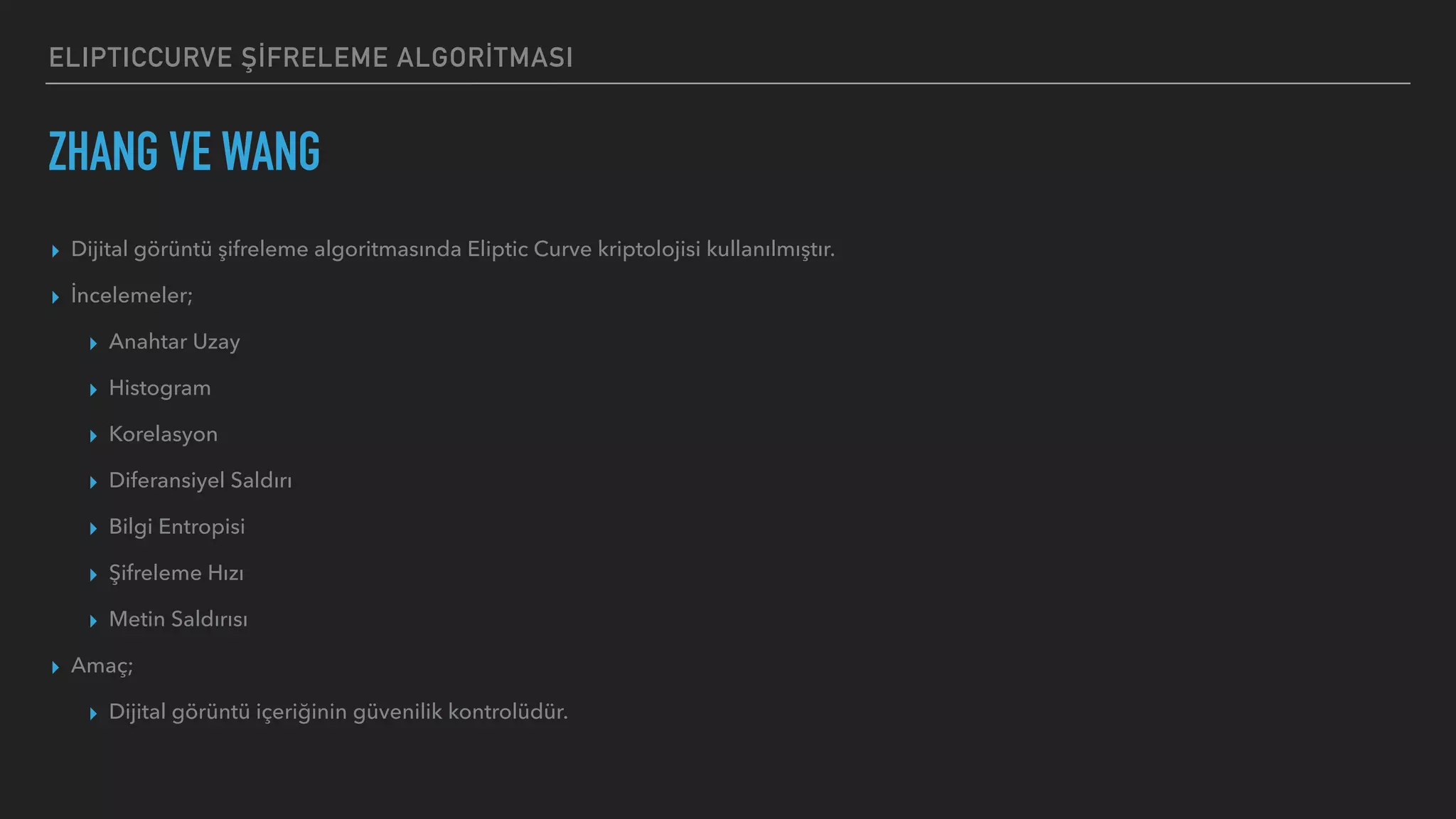 ElipticCurve Şifreleme Algoritması | PPT