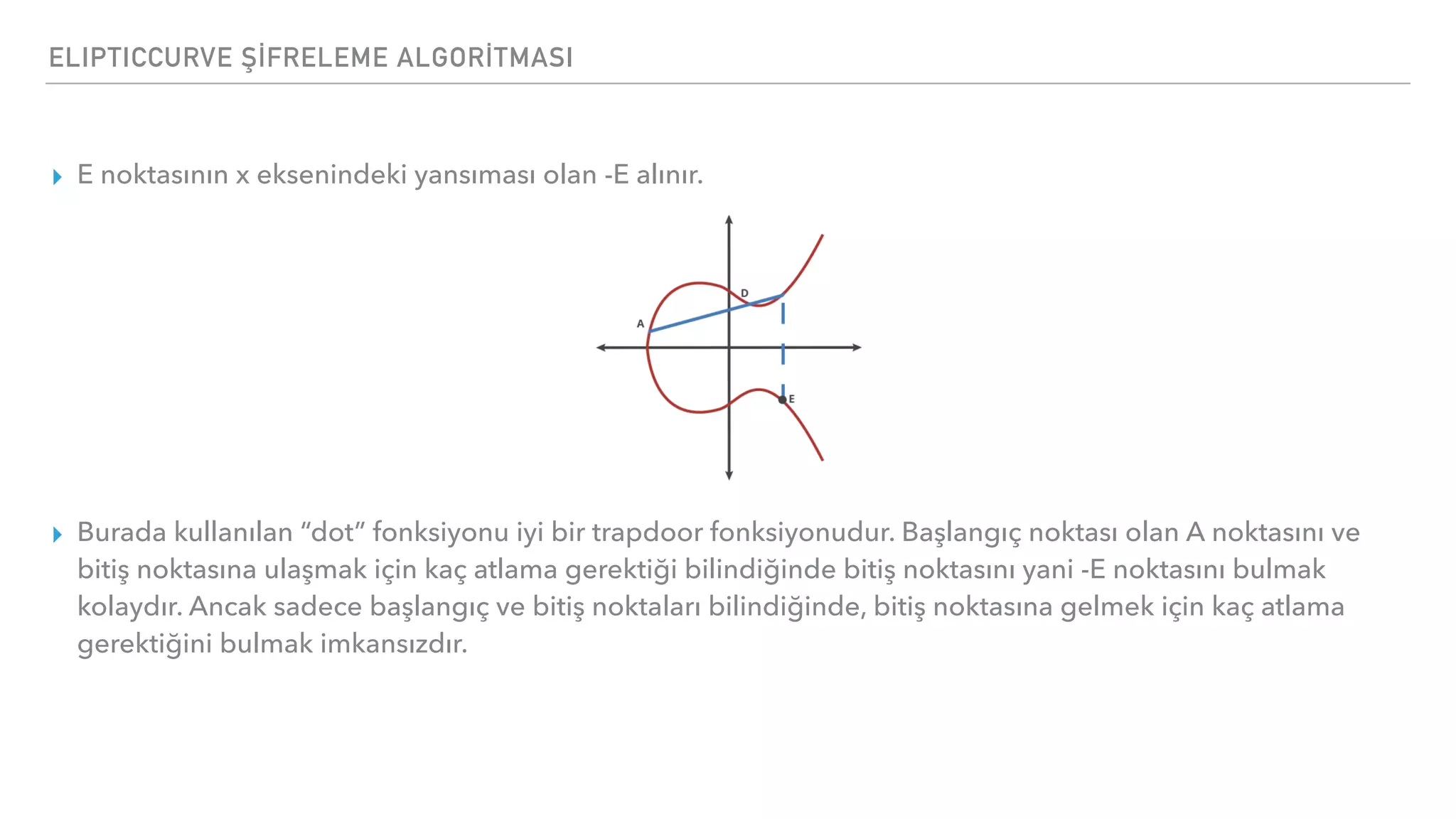 ElipticCurve Şifreleme Algoritması | PPT